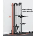 EONFITOmni Home Gym Cable Crossover Machine, 33 Height Settings, Lat ...