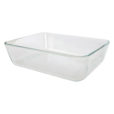 Pyrex 7210 3-Cup Rectangle Clear Glass Baking and Storage Dish ...
