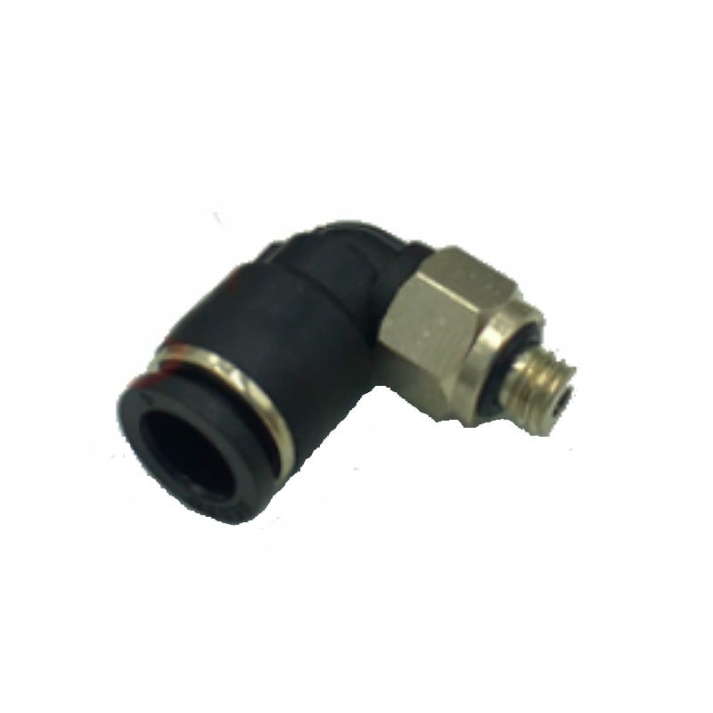 Pneumatic fittings L type quick push in air pressure regulate connector ...
