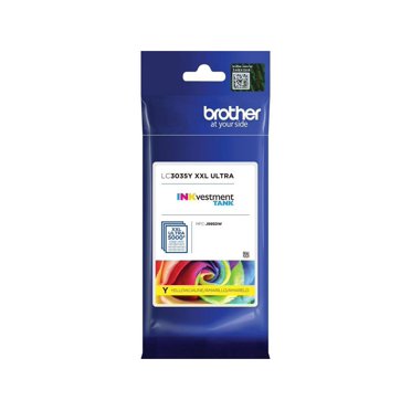 Brother Genuine LC3033C, Single Pack Super High-yield Cyan INKvestment ...