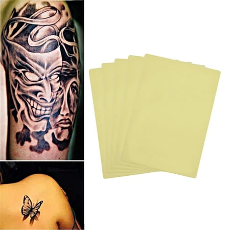 5PCS High Quality Plain Blank Fake Practice Skin Double Sided Learn ...