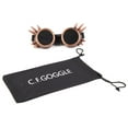 DODOING Steampunk Goggles Vintage Spiked Goggles Glasses Welding Cyber ...