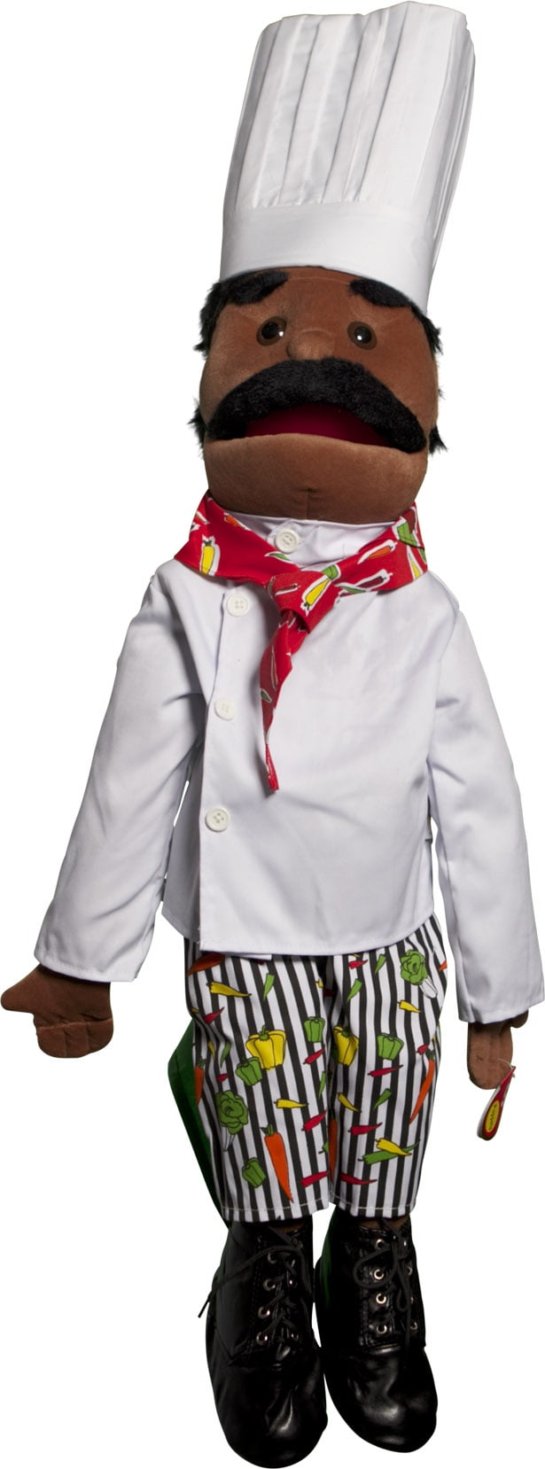 Sunny Toys GS4305B 28 In. Ethnic Dad Chef, Full Body Puppet - Walmart.com