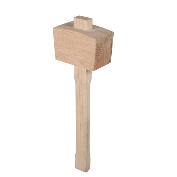 Martillo de madera de 250 mm con mango para trabajar la madera Mazo de ...