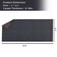 Marine Carpet Roll – 6 x 23 Feet, Waterproof Non-Slip TPE Backing, 0.18 ...