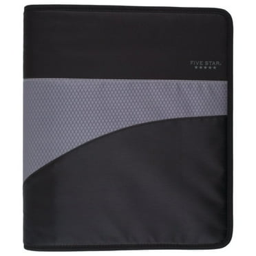 Five Star Zipper Binder, 1 Inch 3-Ring Binder, Carry-All with Internal ...