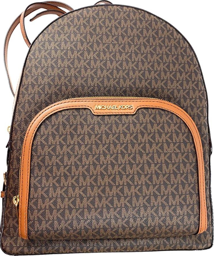 Michael Kors 29680 Jaycee Logo Backpack 35S2G8TB7B-847 (Brown) MK ...
