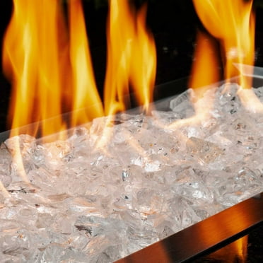 Sunstorm Gold Reflective Tempered Fire Glass 1/4", 10 lb. Jar by ...