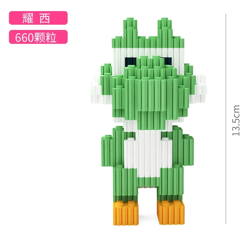 Super Mario Bros Xinz Building Blocks Bowser Peach Toad Luigi Yoshi DIY ...
