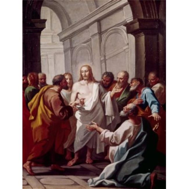 Posterazzi SAL900108287 Unbelieving Thomas by Hendrick Krock 1677-1736 ...
