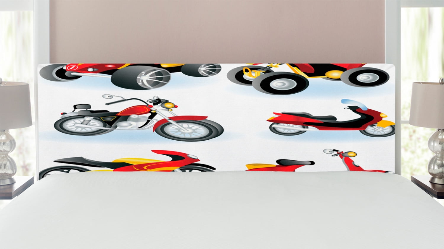 Motorcycle Headboard, Motorcycles Sportsman Competition Amusement ...