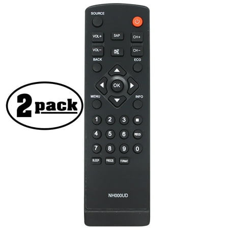 2-Pack Replacement LC320EMX HDTV Remote Control for TV Emerson ...