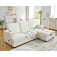 VANACC L Couches for Living Room, Reversible L Shape Sofa with Chaise ...