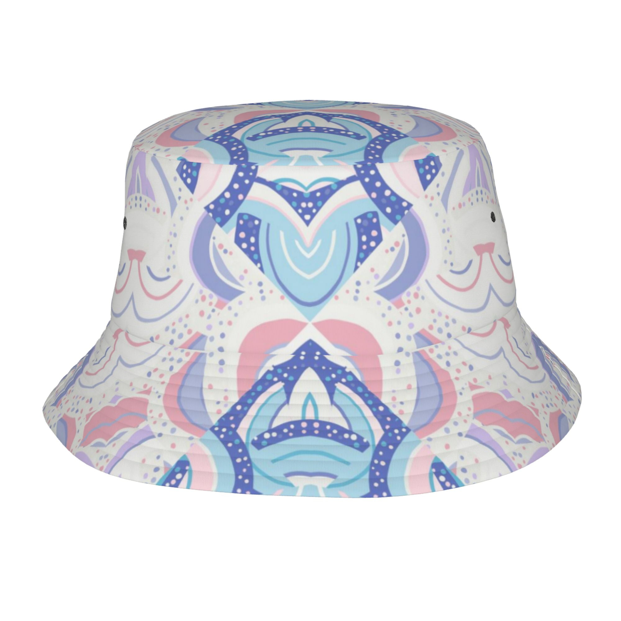 ZICANCN Abstract Retro Ethnic Pattern Bucket Hat, Unisex Print Double ...