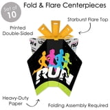 Big Dot of Happiness Set the Pace - Running - Table Decorations - Track ...