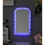 Urban Shop 16.5" Color Changing LED Groovy Wall Mirror - Walmart.com
