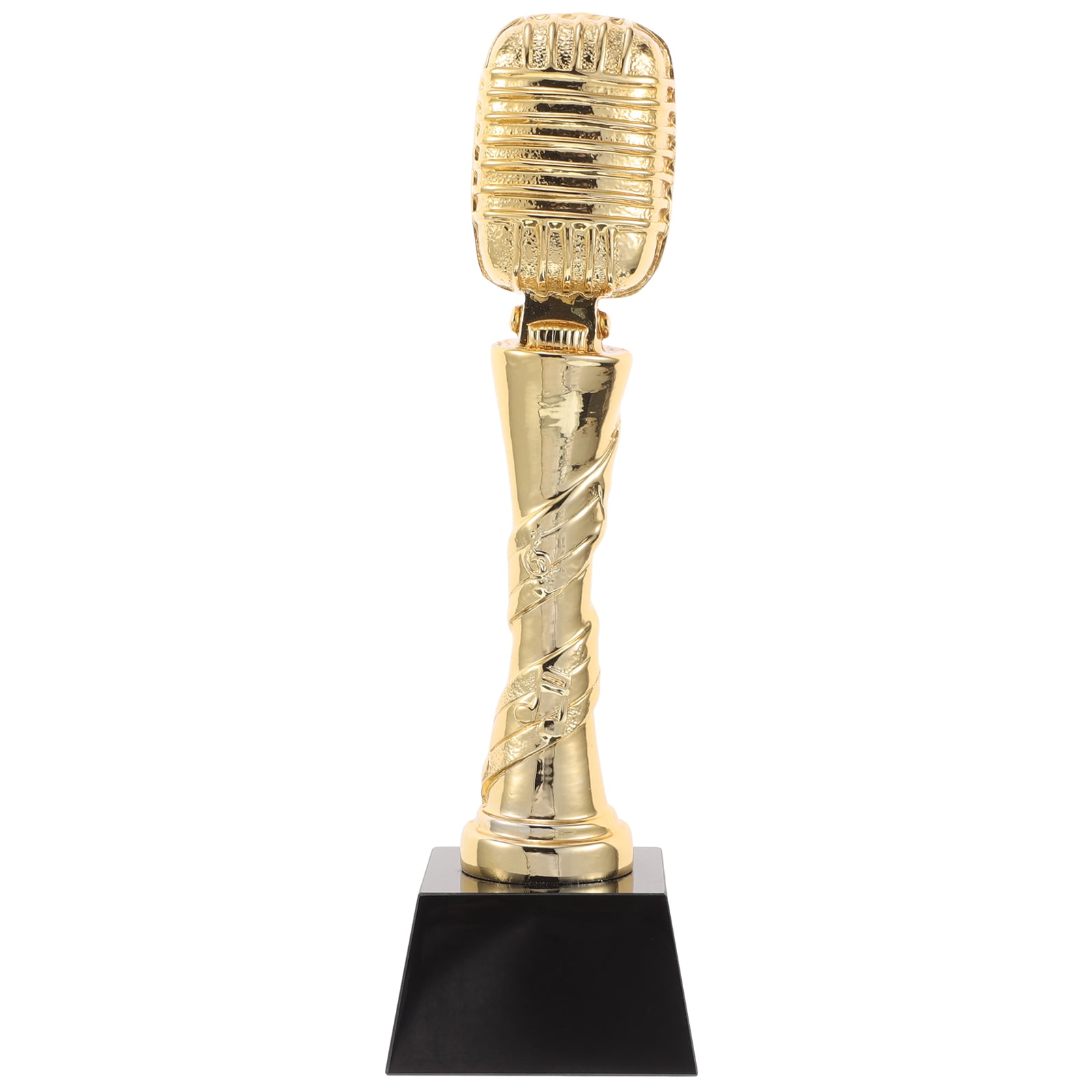 Trofeo de micrófono de resina moldeado para concurso de canto, premios ...