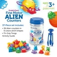 Learning Resources Grab and Sort Fine Motor Alien Counters - 37 Pieces ...