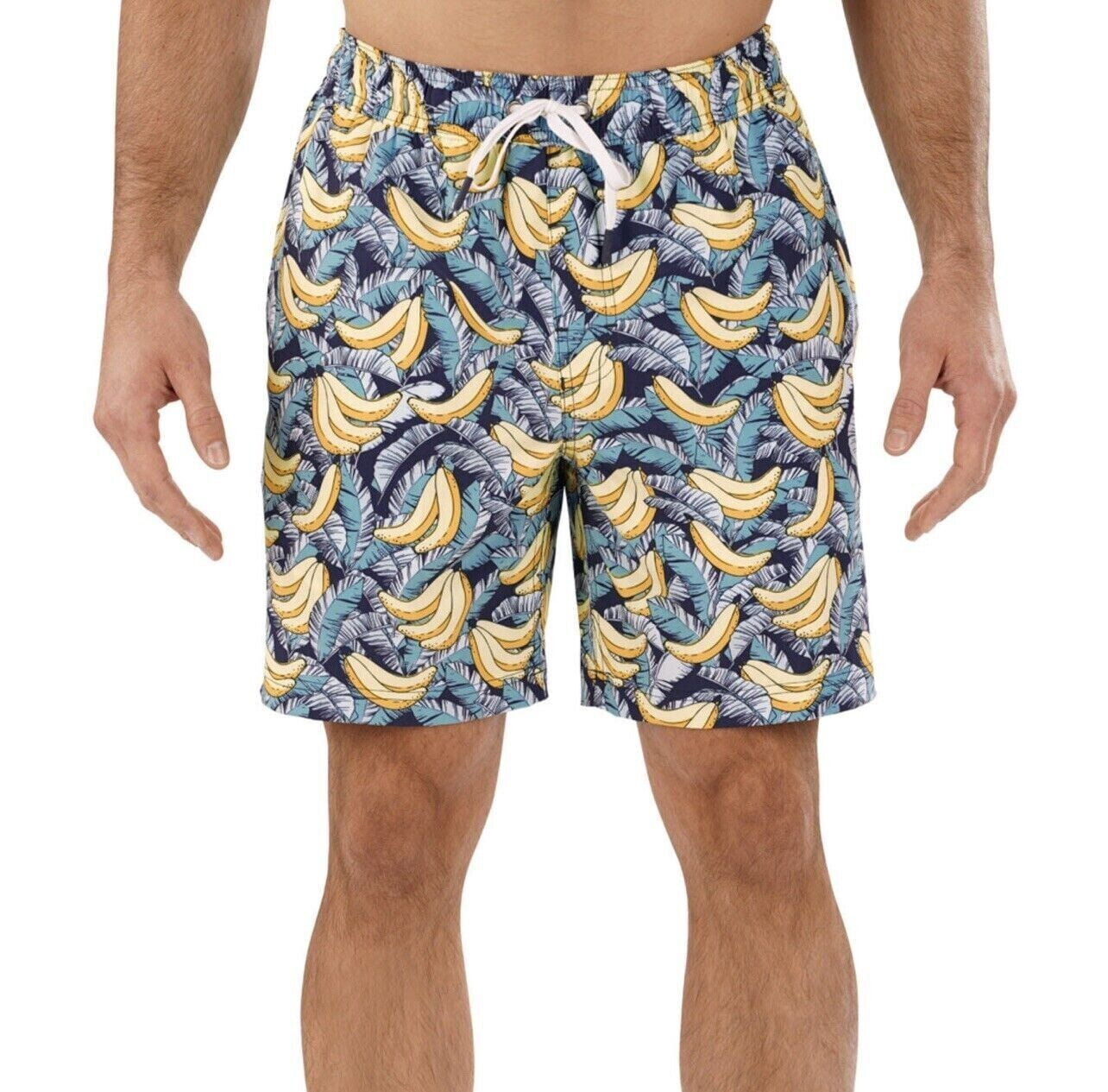 Mens Resort Premium Swim Trunks Board Shorts Swimwear Bananas - Walmart.com