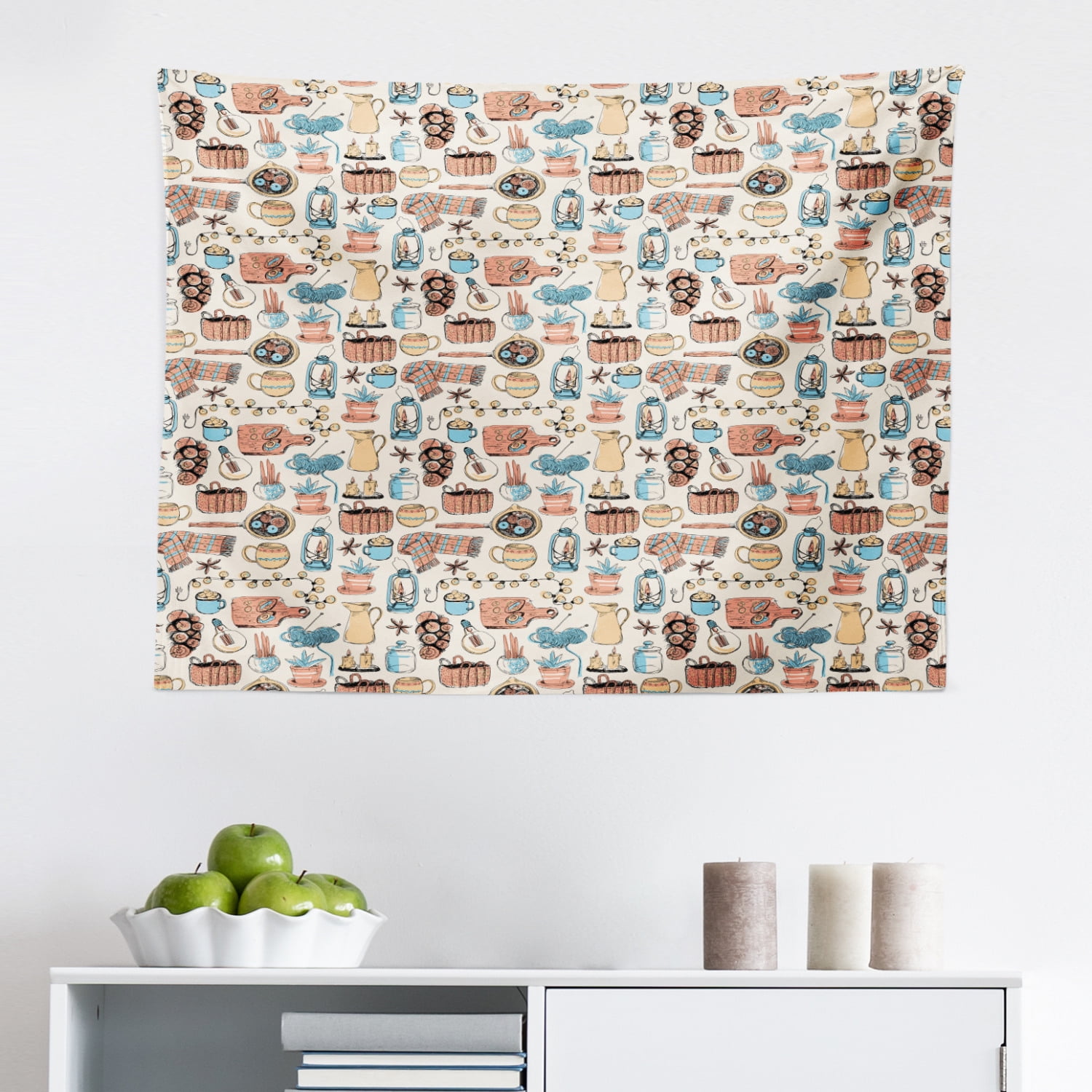 Pearls Tapestry, Open Shells Different Type of Shapes Wealth Gemstone ...