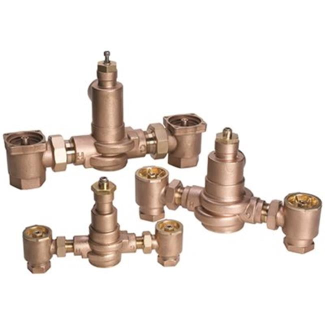 LFMM431-1 Powers Thermostatic Mixing Valve 0.75 in. Rough Bronze ...