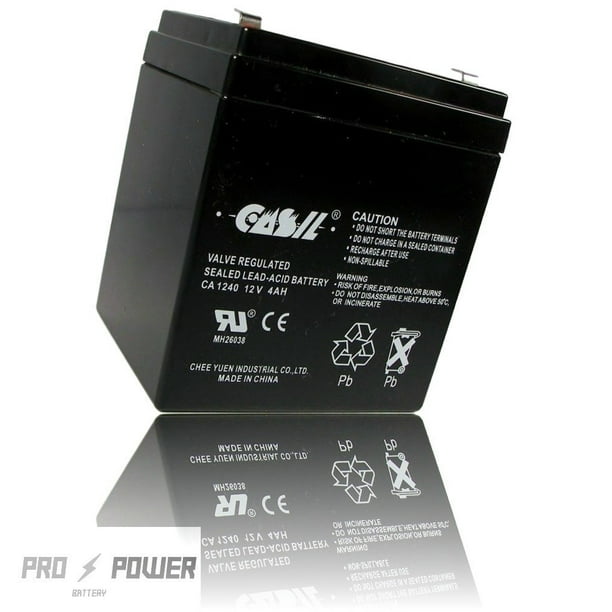 CA1240 12V 4AH FIRST (5AH) ALERT, ADT ALARM REPLACEMENT BATTERY BRAND ...