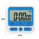 Digital Countdown Kitchen Timer -Count Up Down Magnetic Timer Clock for ...