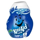 Kool-Aid Liquid Blue Raspberry Fruit Drink Mix, Sugar-Free, On-The-Go ...