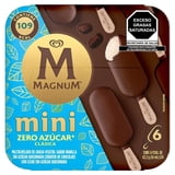 Paletas heladas Magnum mini zero azúcar clásica sabor vainilla 6 pzas ...