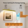 24 Inch Picture Light - Wall Sconce with Remote & Timer for Photos ...