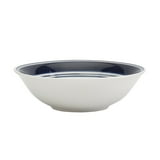 Tabletops Gallery 16-Piece Porcelain Dinnerware Set - Blue Stripe ...