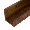 Kate and Laurel Furrow Modern Wood Photo Display Ledges, Set of 2, 24 ...