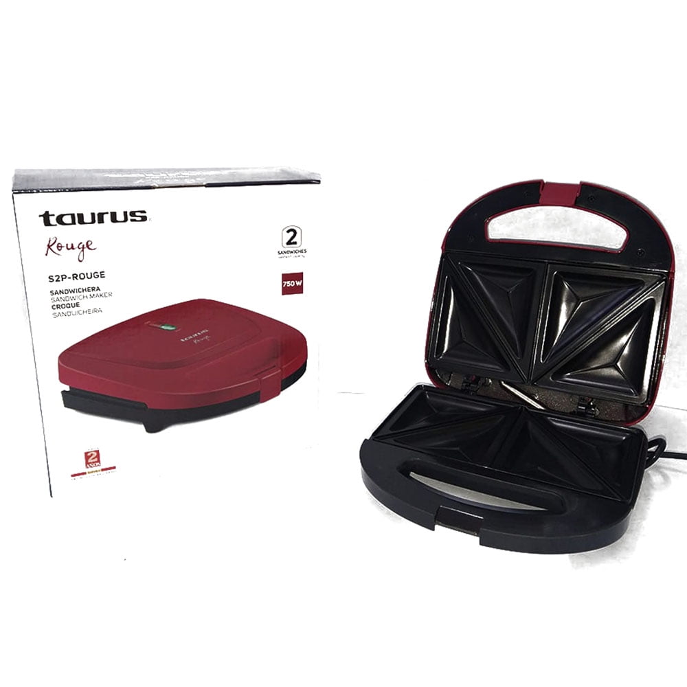 Sandwichera Doble Taurus S2P ROUGE | Walmart en línea