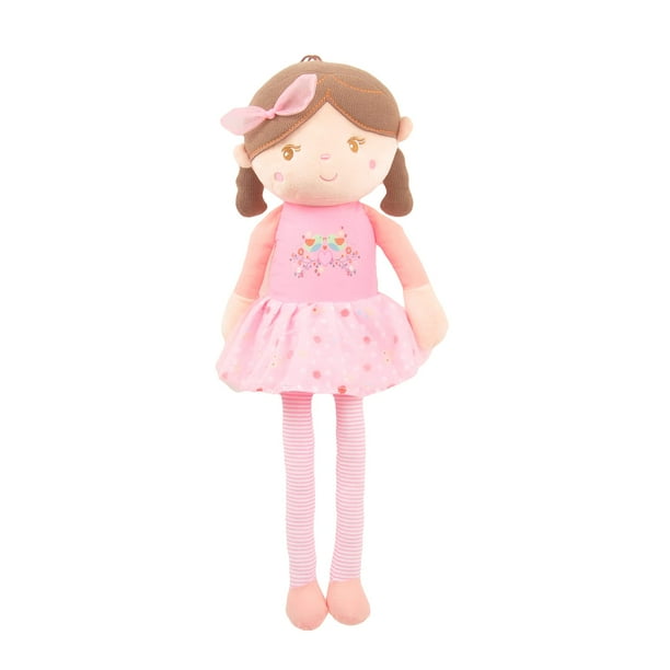 Linzy Toys Olivia Rag Doll Muñeca de peluche suave rosa 20 pulgadas ...