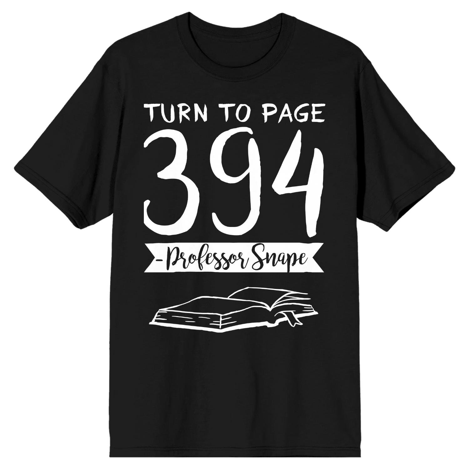 Click here for Bioworld Harry Potter Snape Page 394 Black T-Shirt prices