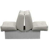 Back to Back Boat Lounge Seat 75112G | w/ Base Gray - Walmart.com