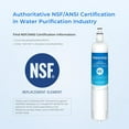 Waterdrop 847200 Refrigerator Water Filter Replacement for Fisher ...