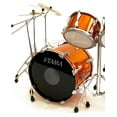 Lars Ulrich Metallica Tama Magnetic Orange 1:4 Scale Miniature Drum Kit ...