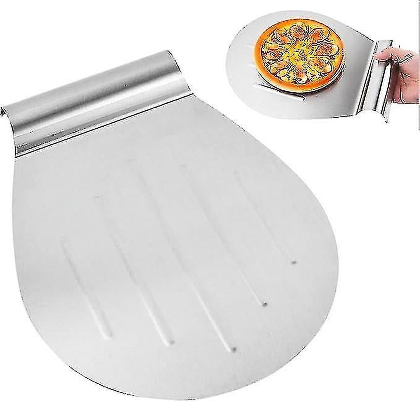 Stainless Steel Round Pizza Shovel Large Surface Shovel For Bread Oven ...