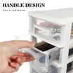 Multifunctional Five-Layer Storage Cabinet, Plastic 5 Drawer Storage ...