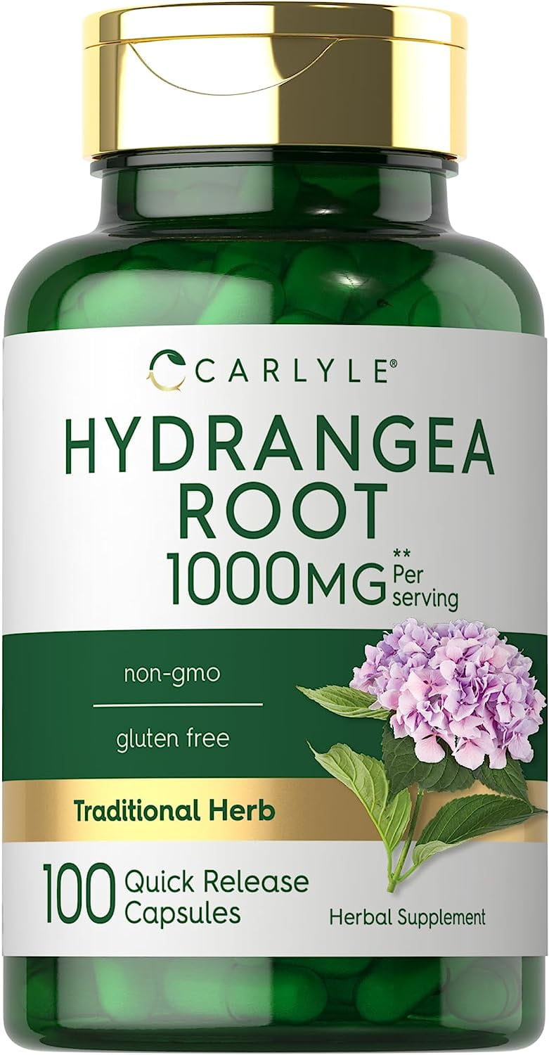 Hydrangea Root Extract | 1000mg | 100 Capsules | by Carlyle - Walmart.com
