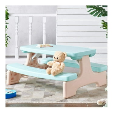 Disney Minnie Mouse Picnic Table with Block Baseplate & Cupholders ...