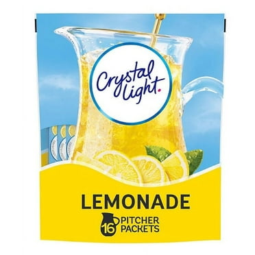 Crystal Light Lemonade Naturally Flavored Powdered Drink Mix, 16 ct ...