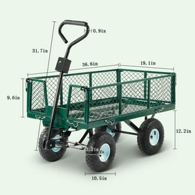 Agri-Fab, Inc. 1,000 lb. Four-Wheel Steel Tow Behind Lawn and Garden ...