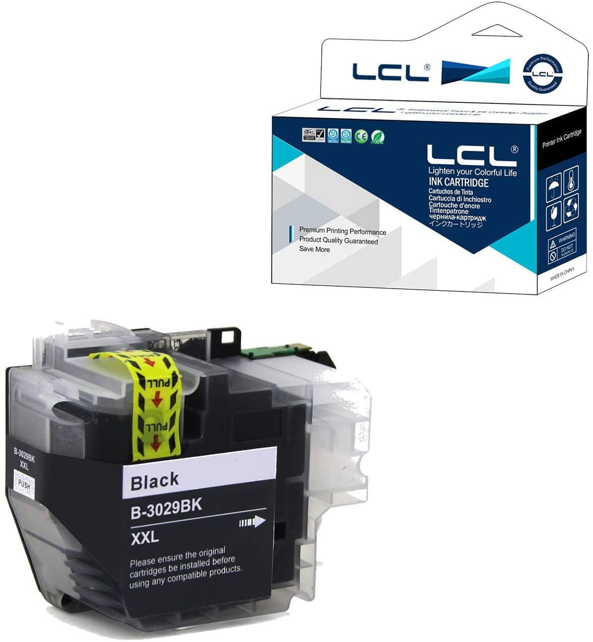 LCL Compatible for Brother LC3029 XXL LC3029BK High Yield(1-Pack,Black ...