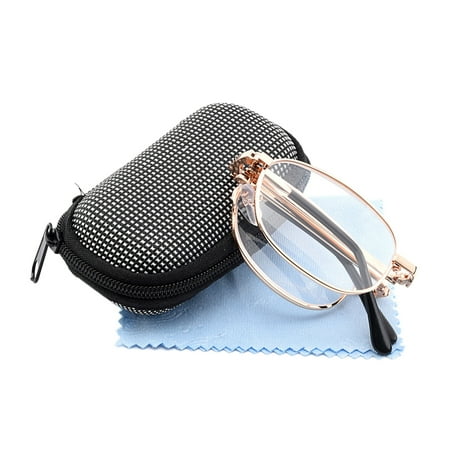 fashionhome Men Women Folding Reading Glasses Unisex Metal Frame ...