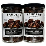 Sanders Dark Chocolate Covered Sea Salt Caramels Candy, 36 oz - Walmart.com