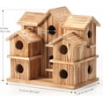Bird Houses for Outside 10 Hole House Room Families Large Garden ...
