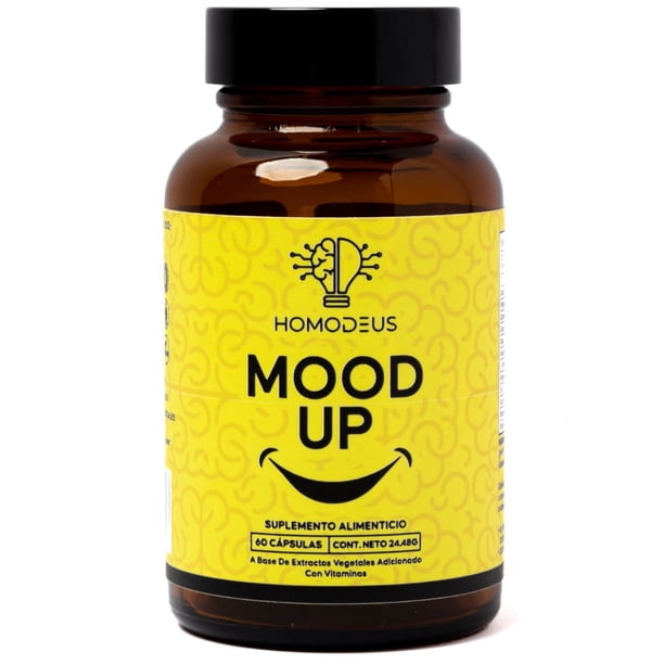 HomoDeus Suplemento Alimenticio en Cápsulas Mood Up 60 pzas | Bodega ...