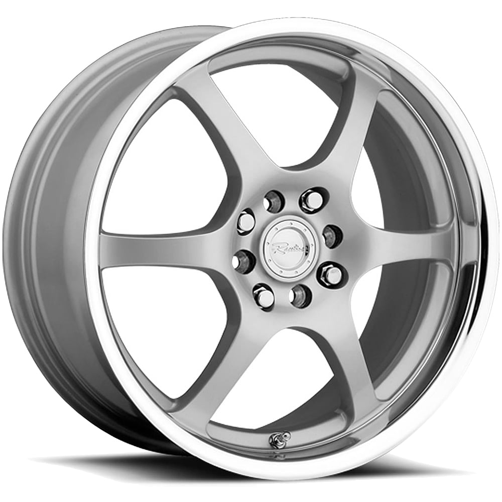 15" Inch Raceline 126 15x7 5x100/5x114.3(5x4.5") +40mm Silver Wheel Rim ...
